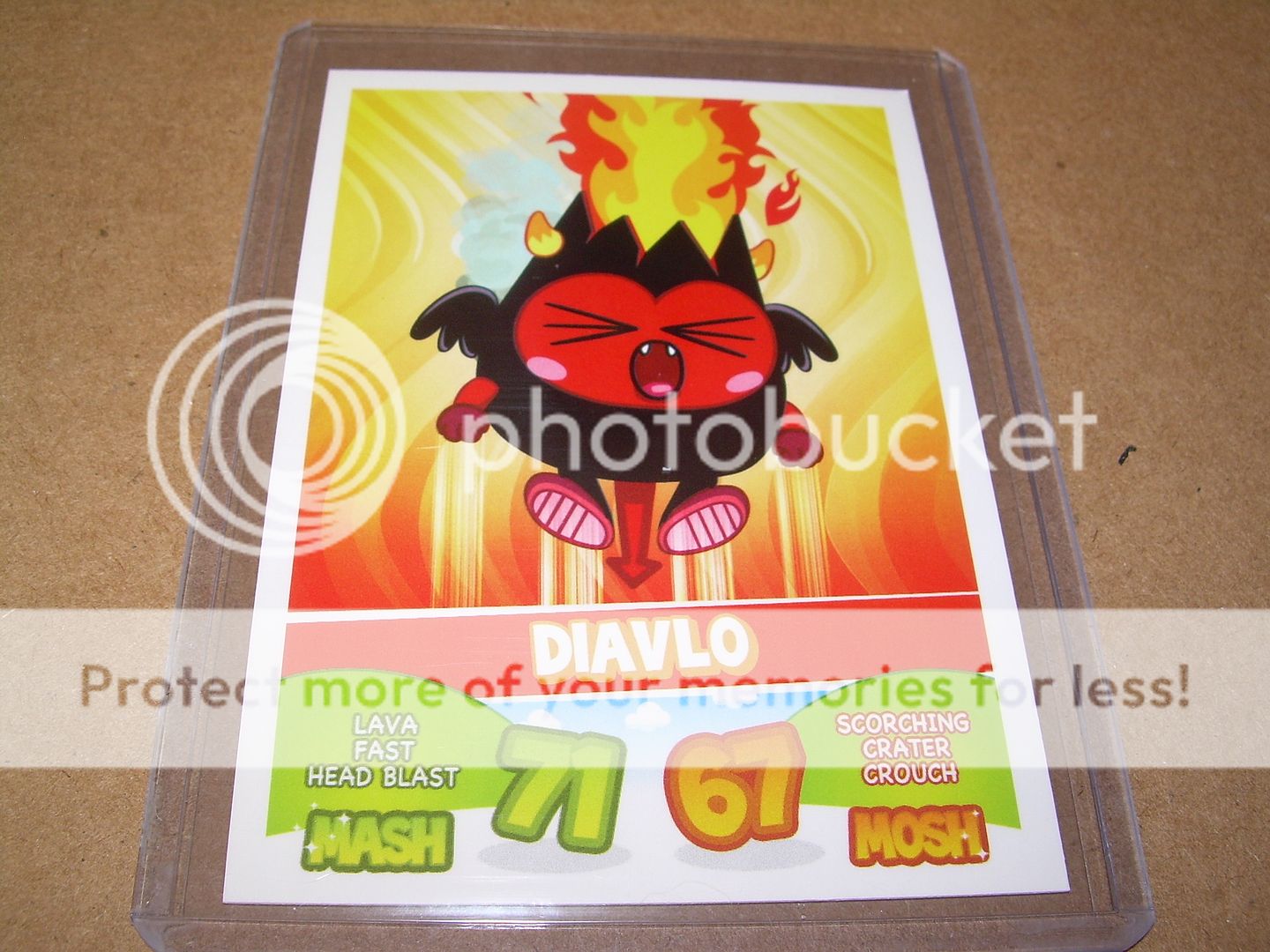 Topps Moshi Monsters MASH UP! Game Trading Card DIAVLO 71/67 | eBay