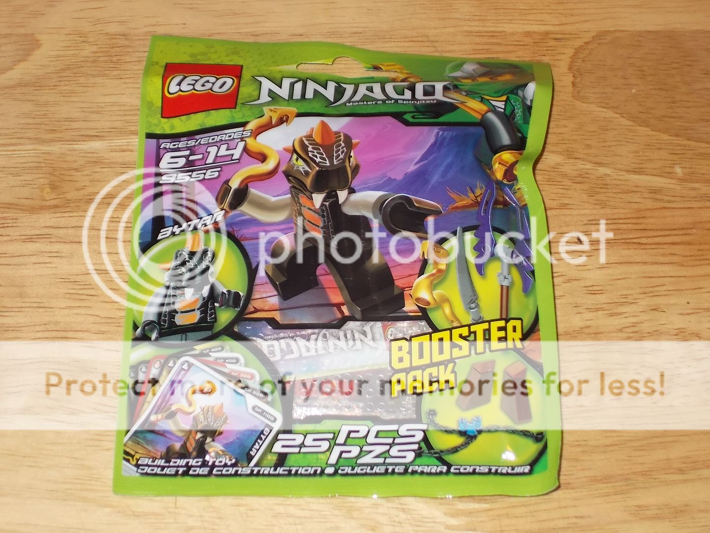 2012 LEGO NINJAGO 9556 BYTAR Minifigure w/ Weapons BOOSTER PACK Sealed ...