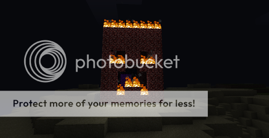 Netherrack creeper face for nether portal - Screenshots - Show Your ...
